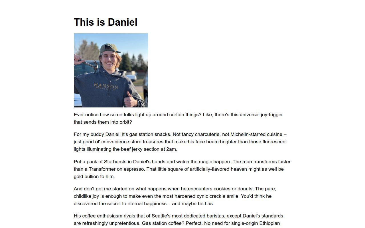 Buy Daniel Snacks